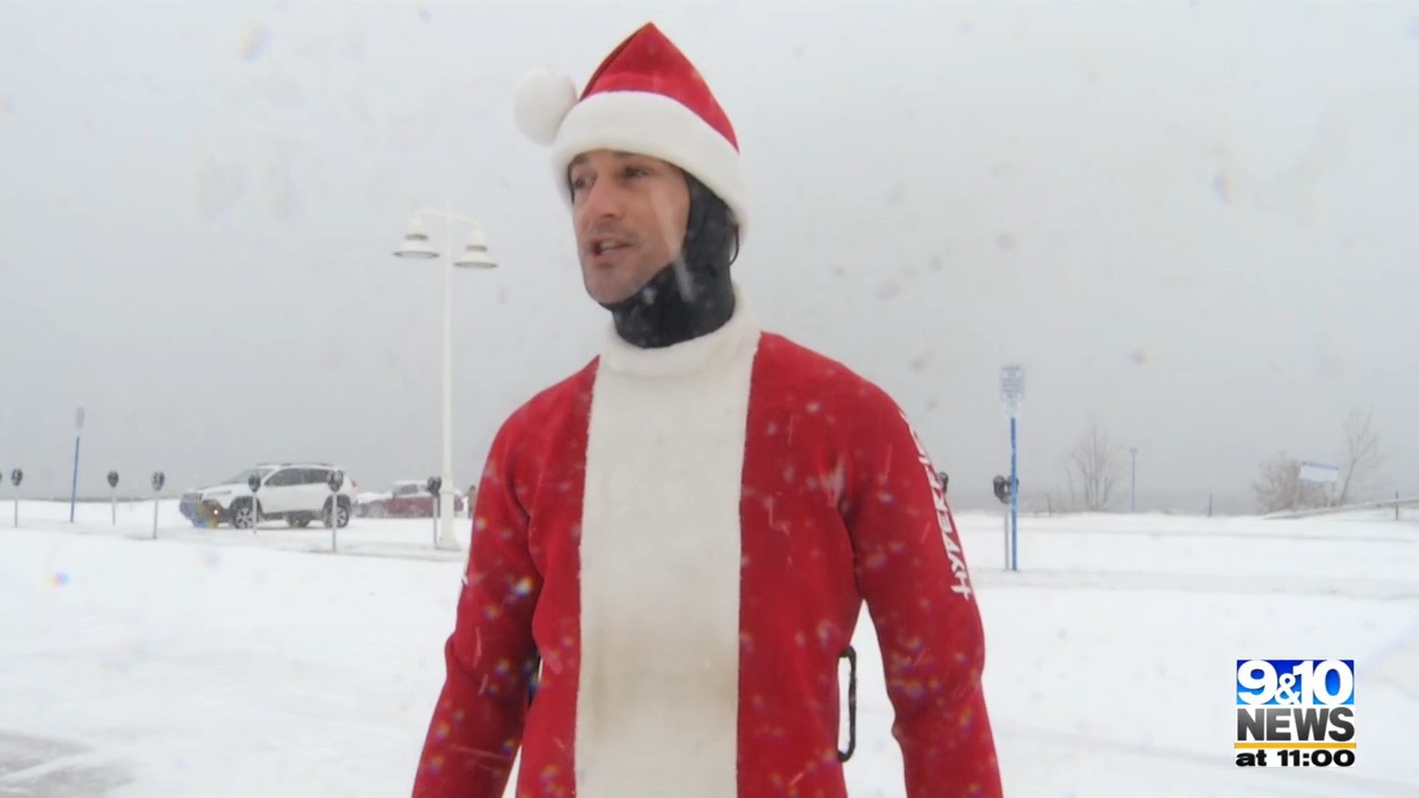 Santa Spotted Surfing in Traverse City – 9&10 News