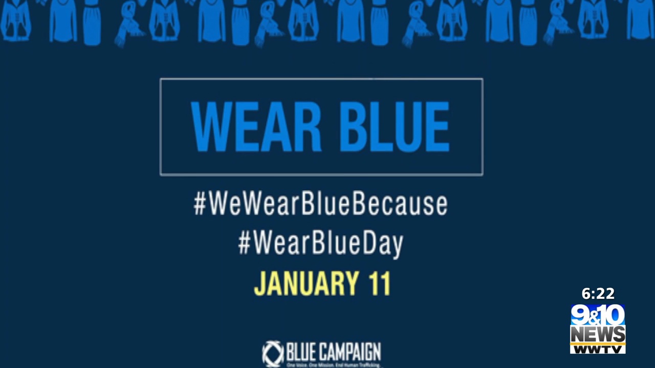 ‘Wear Blue’ Campaign Raises Awareness for Human Trafficking – 9&10 News