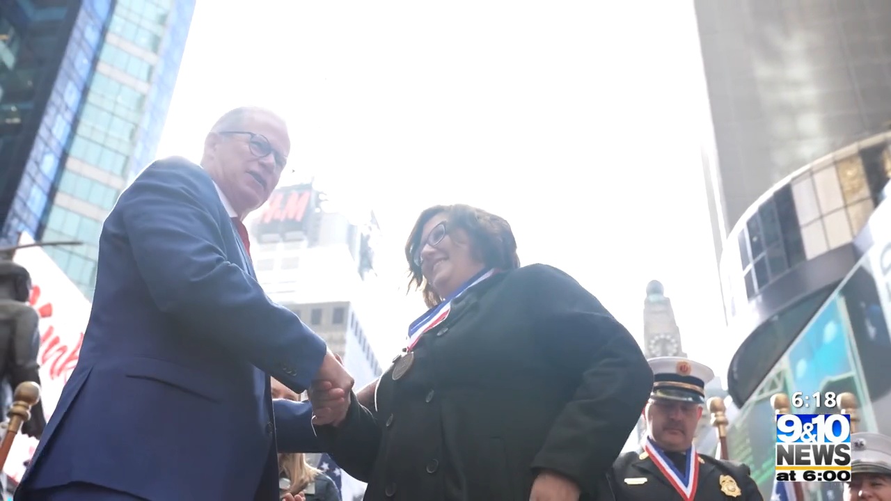 Grand Traverse County 911 Dispatcher Recognized at Times Square ...