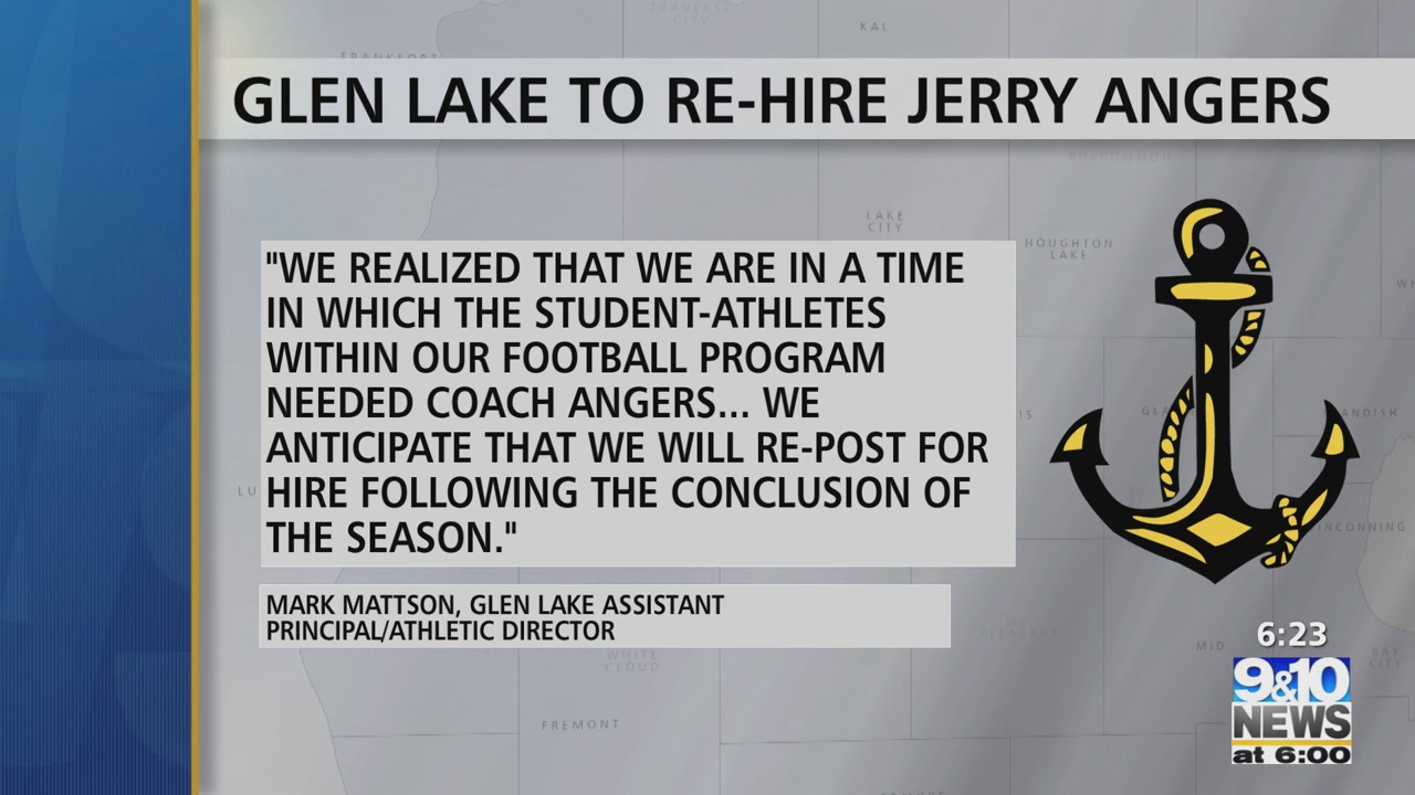 Glen Lake to Re-Hire Jerry Angers as Football Coach for 2021 Season – 9 ...