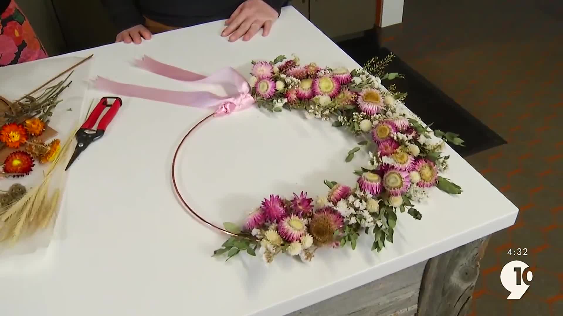 Growing, Eating and Educating with NanBop Farm: Making flower wreaths ...