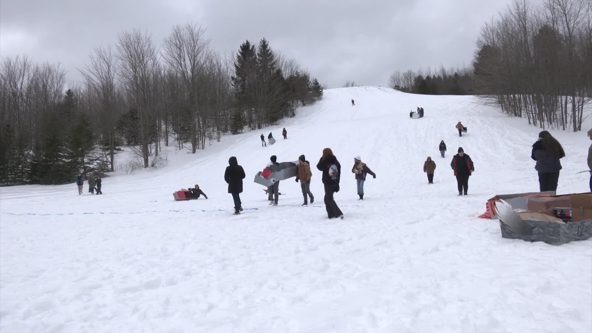 Northport High students have fun building and testing sleds – 910News.com