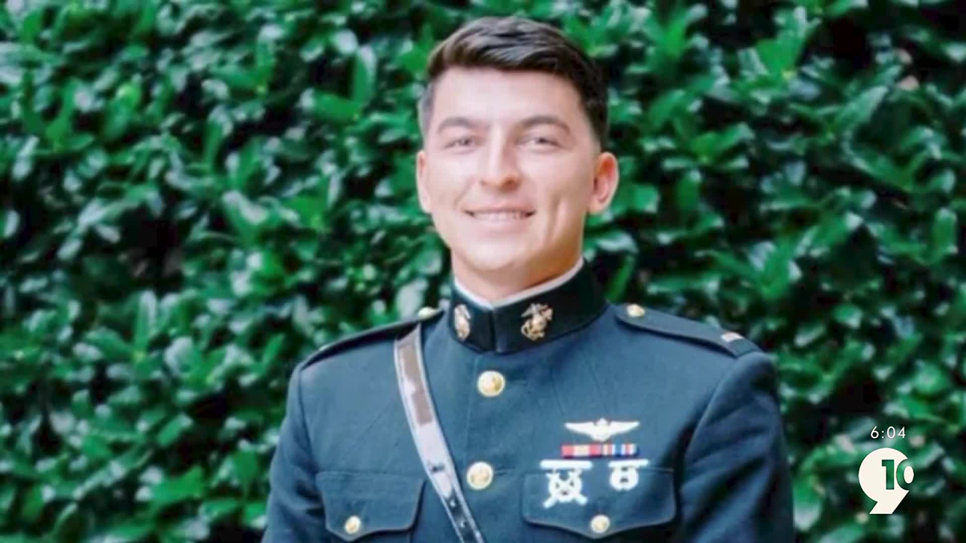 Marine killed in helicopter crash comes home with procession from Grand ...