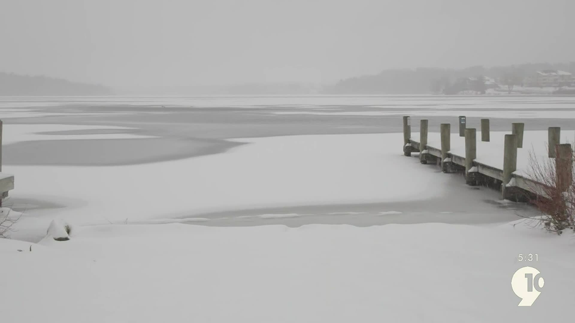 Sights and Sounds: Blowing Snow at Hull Park – 910News.com