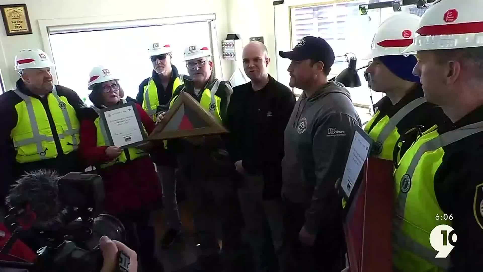 Edwin H. Gott Leads Ship Tour While Waiting for Soo Locks to Open ...