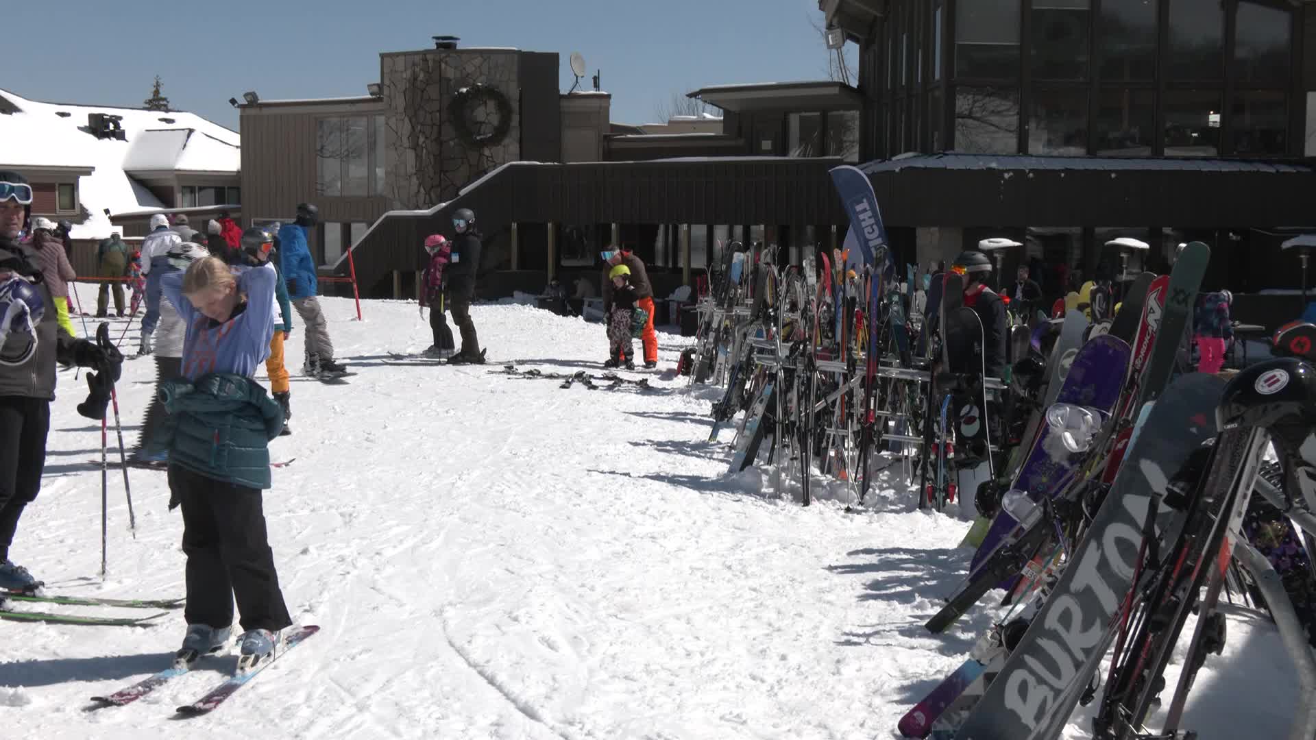People Hit the Slopes For What Could Be Their Last Chance of the Season ...