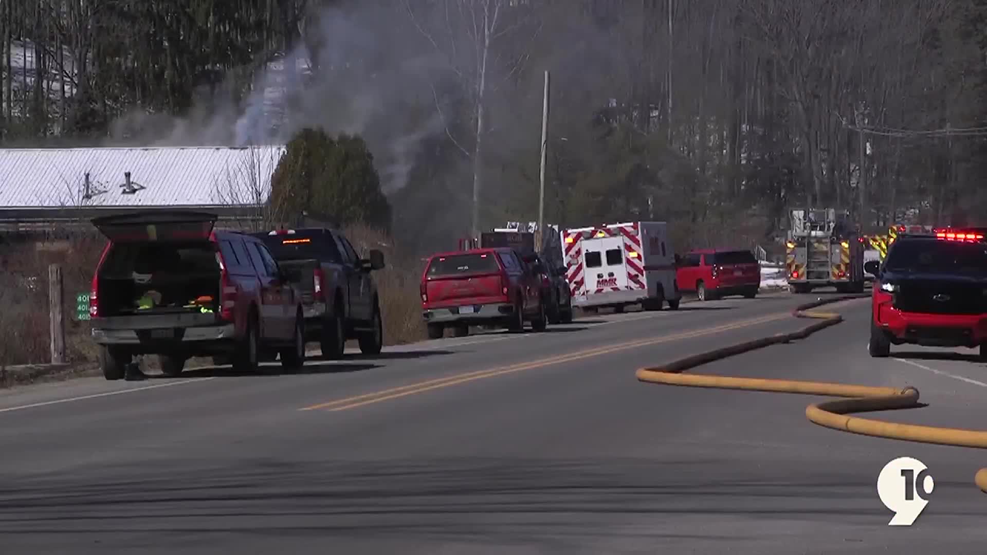 Eight fire departments respond to fire in Garfield Township – 910News.com