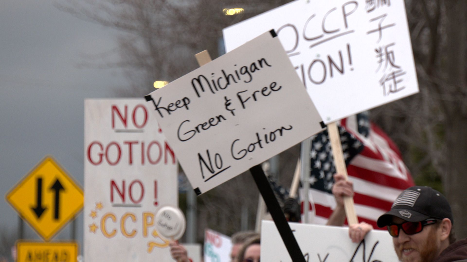 State Reps, Presidential Candidate Join Big Rapids Protest Against ...