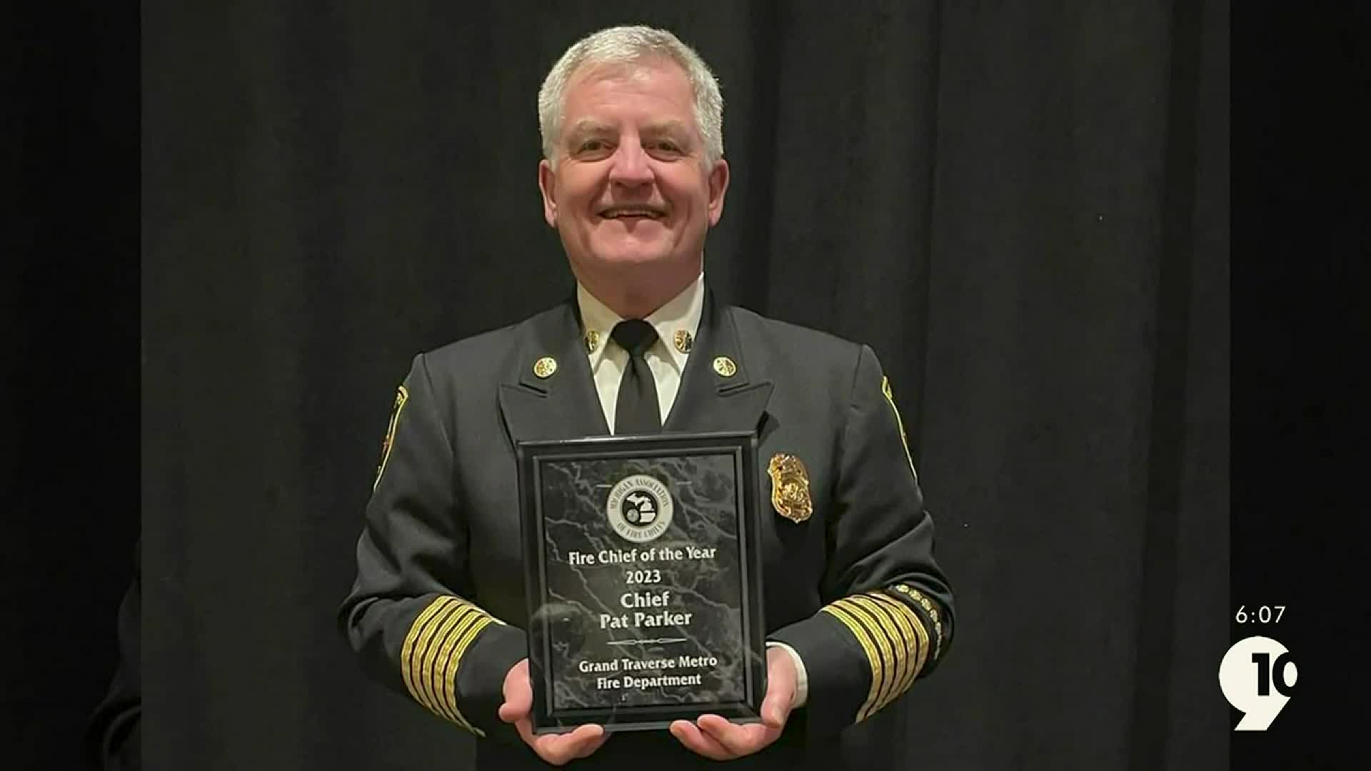 Grand Traverse Metro Fire Chief Awarded 2023 Fire Chief of the Year – 9 ...