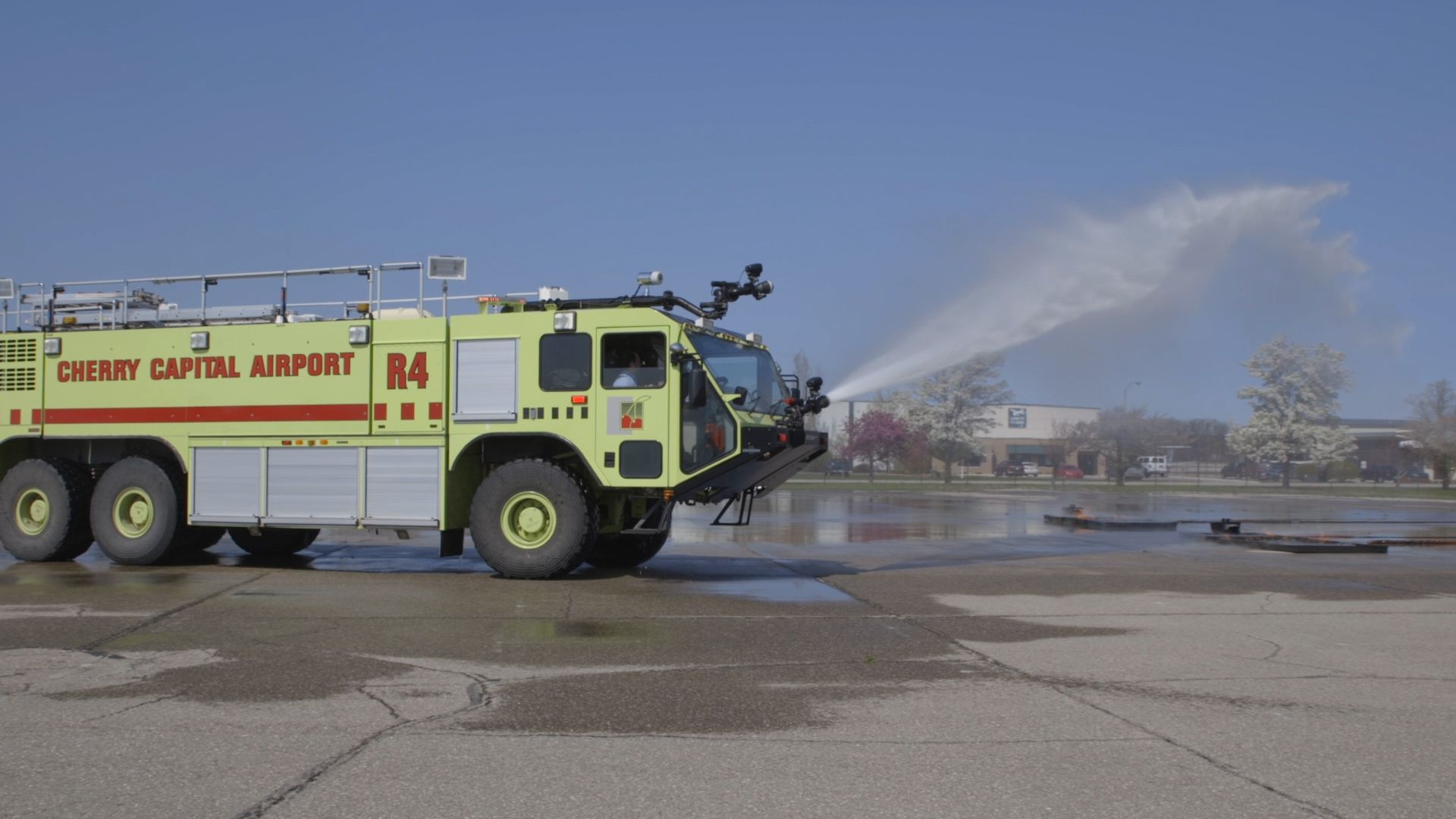 Traverse City Fire Department Holds Annual Runway Hot Drill at Cherry ...
