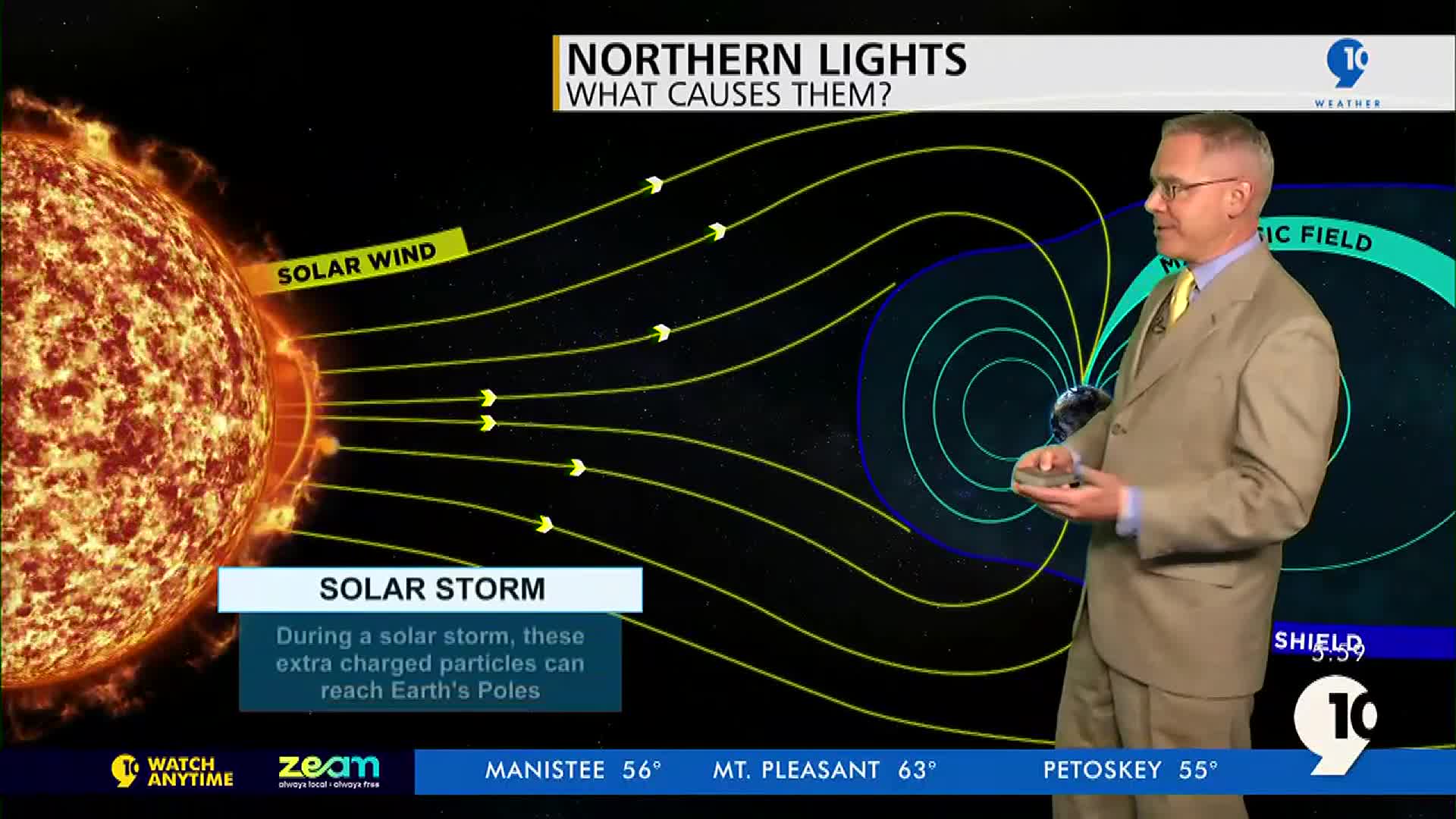 Northern Lights Visible Tonight (May 10, 2024) – 9&10 News