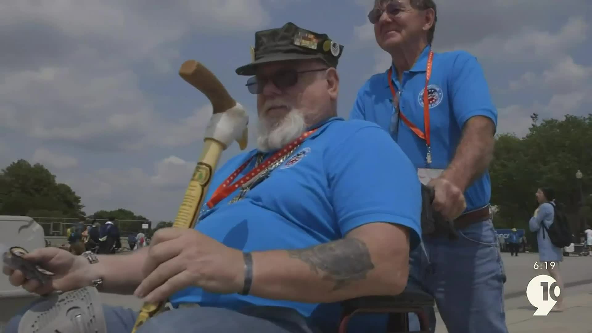 Mid-Michigan Honor Flight Veterans Visit National Memorials – 9&10 News