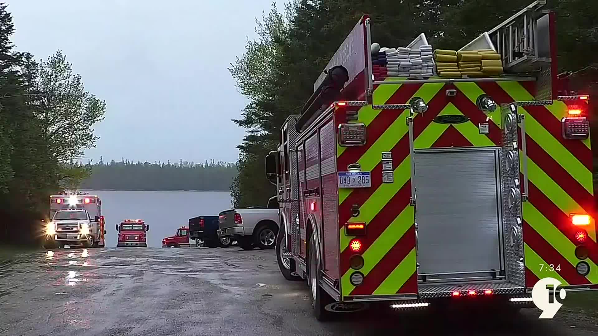 Home Destroyed in House Fire on Boot Island Near Cedarville – 9&10 News