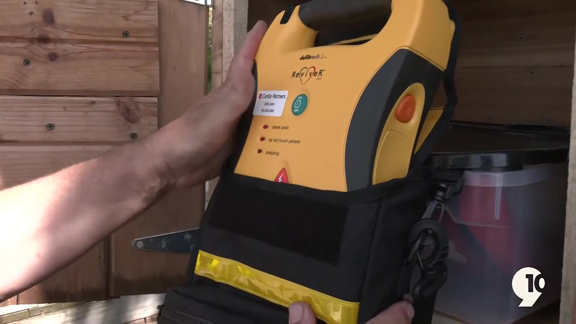 Family donates AED to Windover Lake after their own cardiac emergency ...