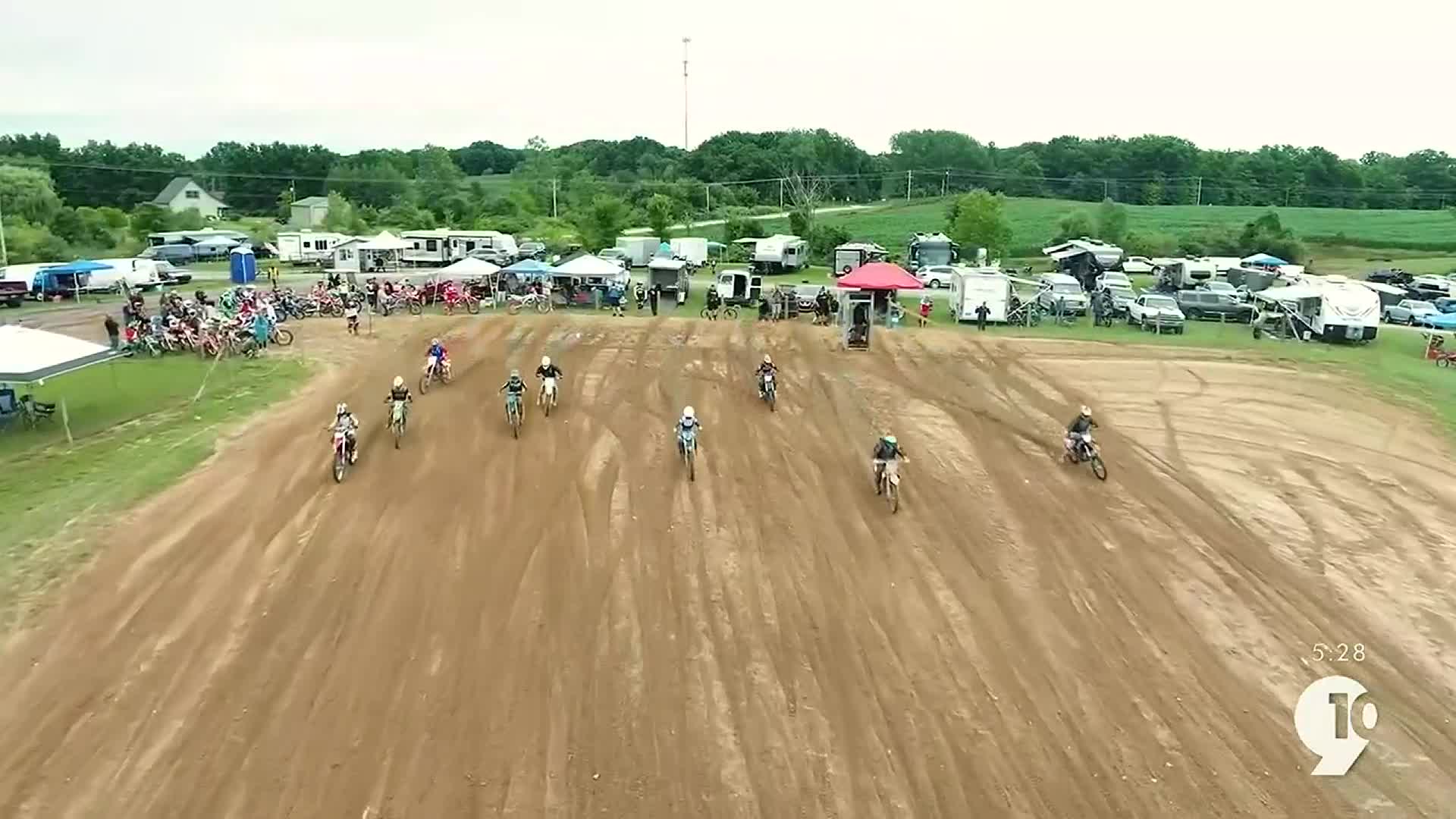 Northern Michigan From Above: Hitting the track at Big Air Motocross ...
