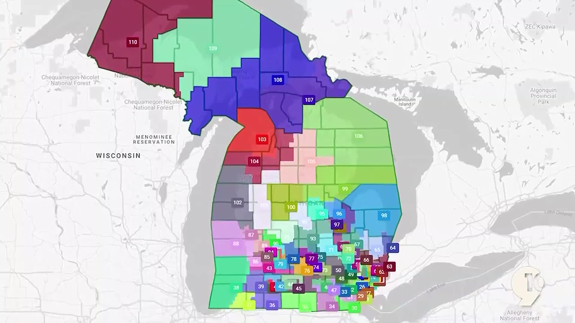Federal court gives final approval to Michigan legislative districts ...