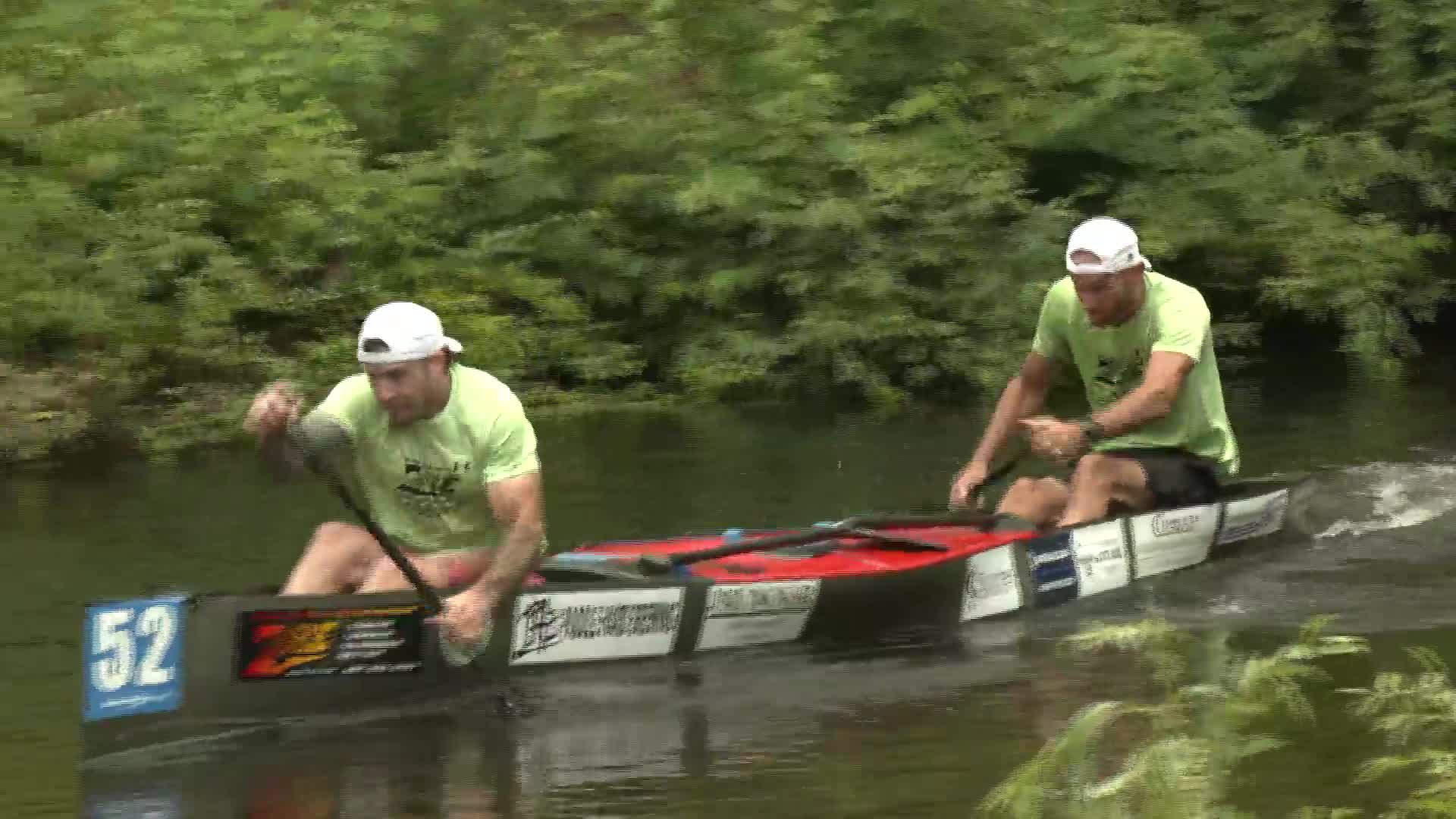 Zaveral and Gabriel lead after day one of Au Sable River Canoe Marathon ...