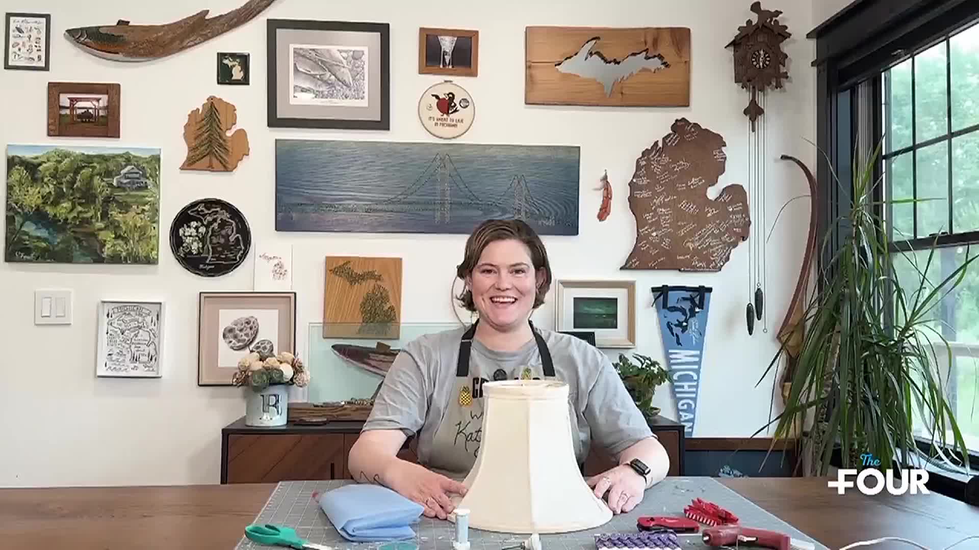 Crafting with Katy: Upcycled Lampshade – 910News.com