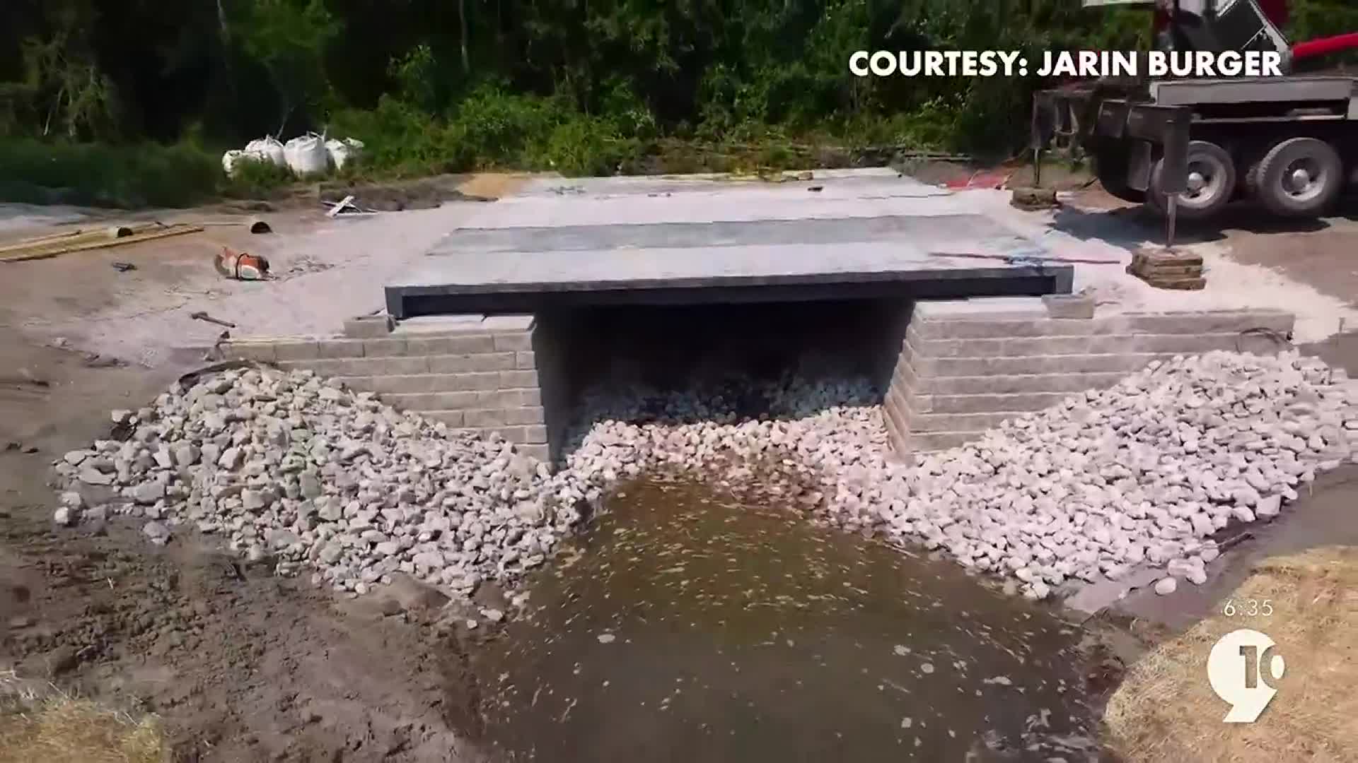 Clare County Road Commission building bridges with a new material that ...