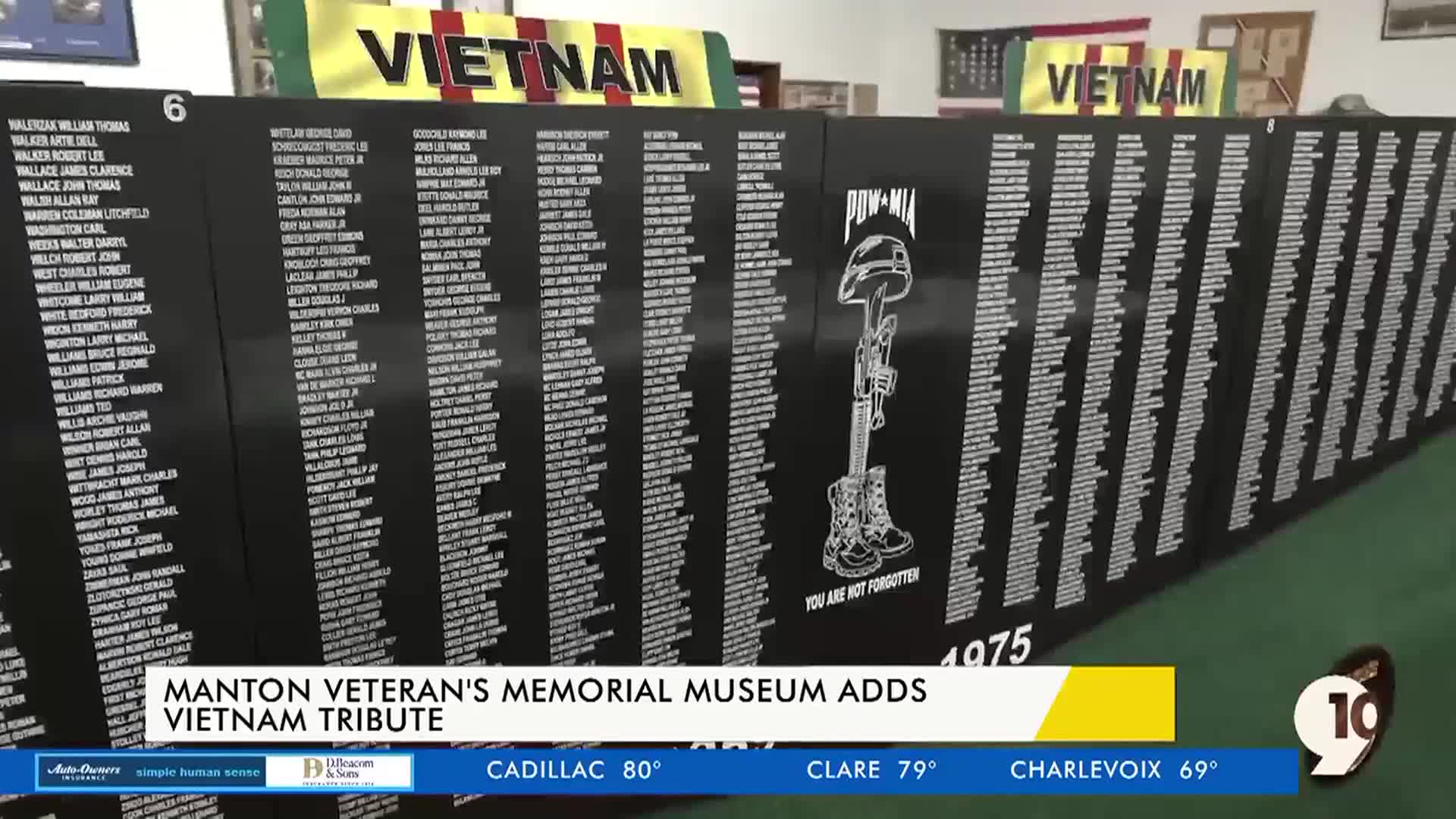 New tribute at Manton Veterans Memorial Museum honors over 2,500 ...