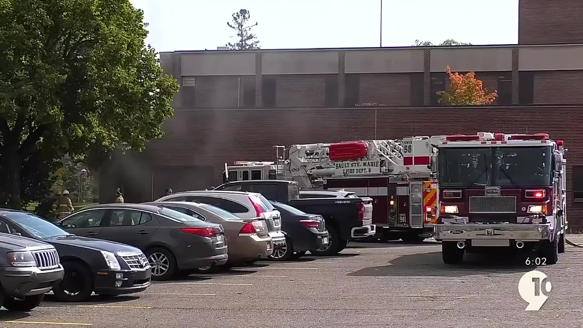 Investigators examine damage from fire in robotics lab at Lake Superior ...