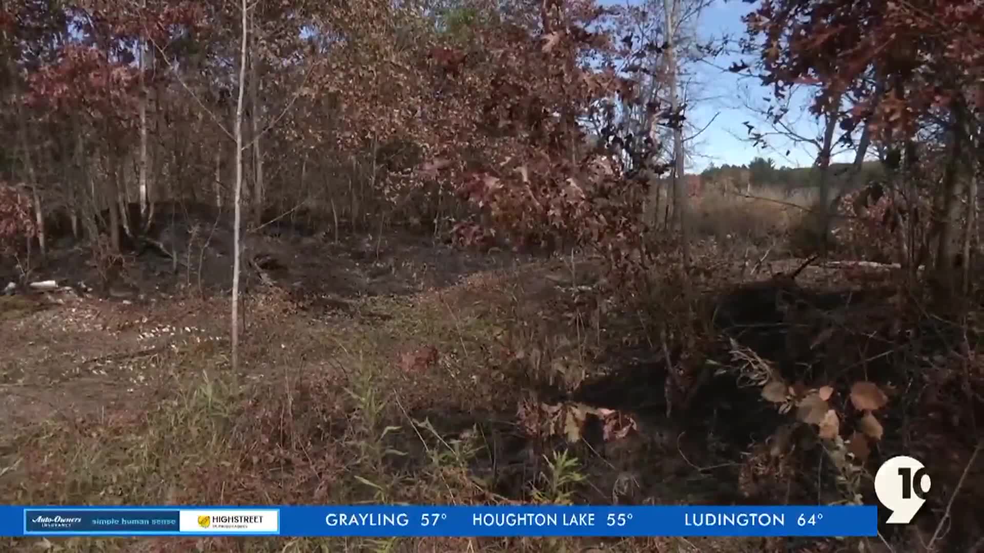 Benzie road fire contained after burning 101 acres of state land ...