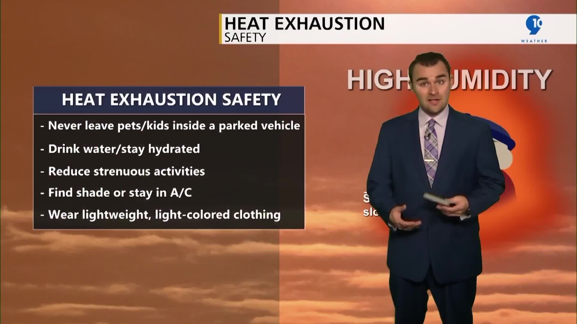 SPC, Heat Exhaustion, Golf Forecast – 9and10News.com