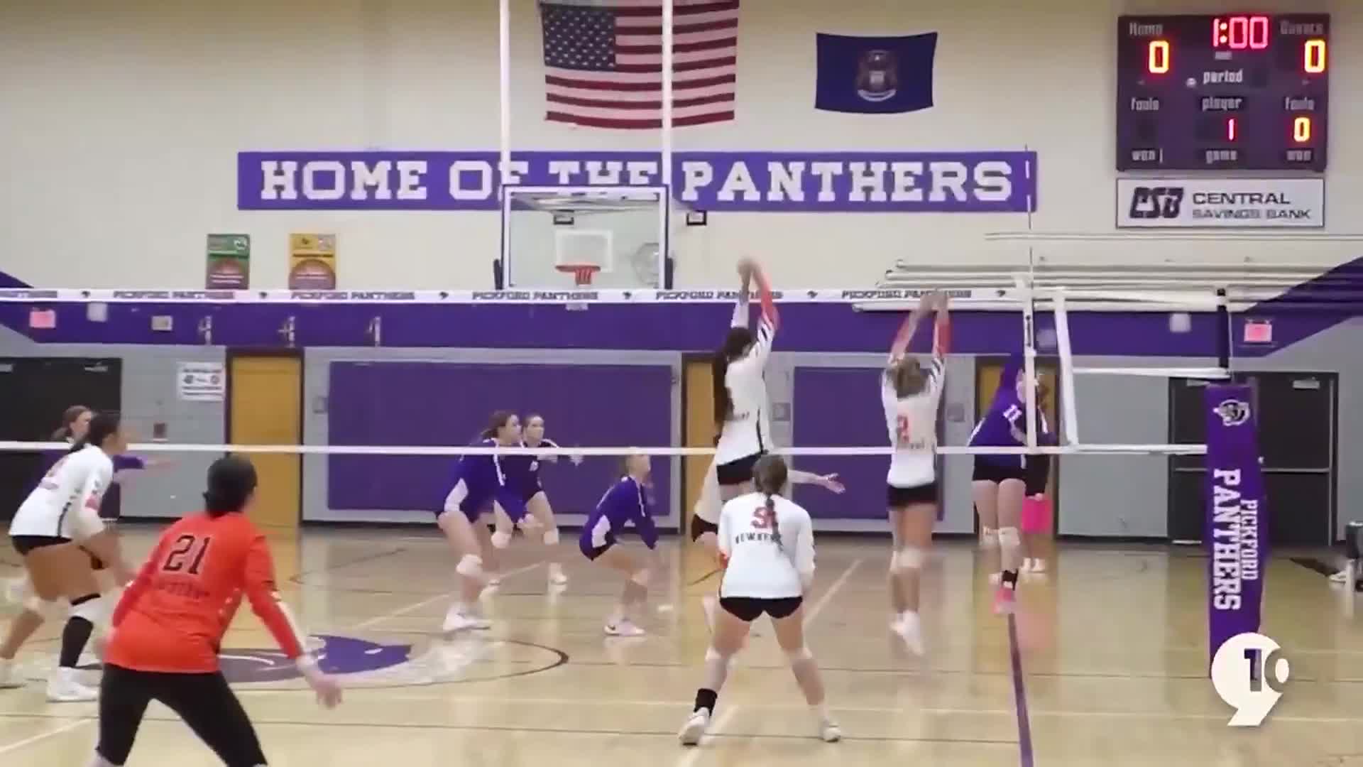 Newberry Indians Volleyball team triumphs over Pickford Panthers in ...