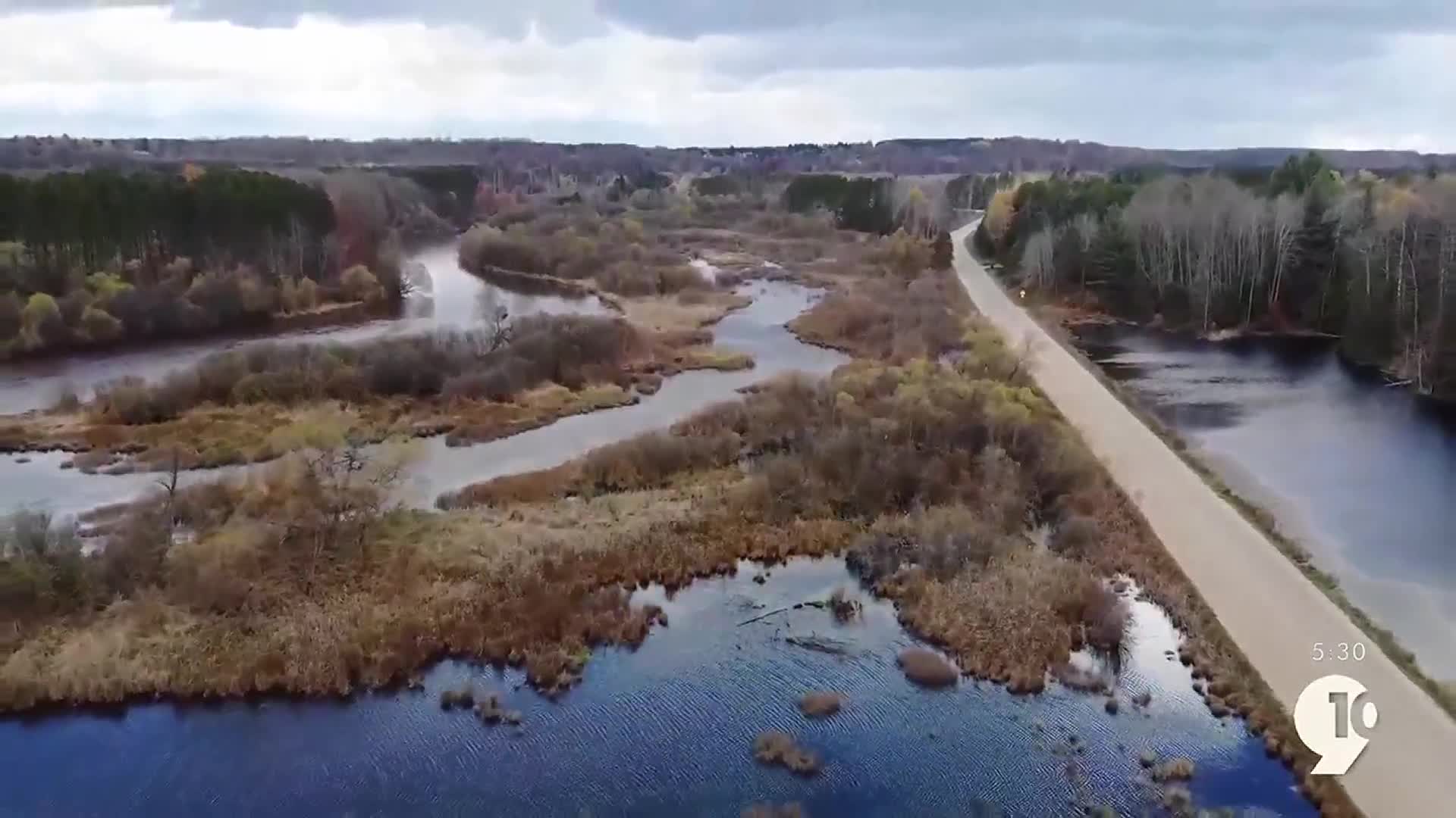 Northern Michigan From Above: Chilling out along the Manistee River in ...